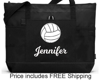 Custom Volleyball Tote Bag Volleyball Player Tote Bag Gift - Etsy