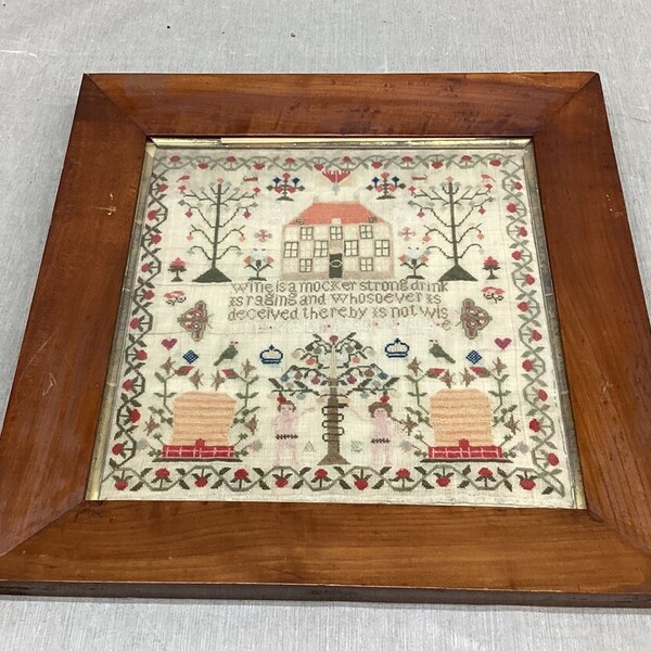Antique Sampler - Etsy