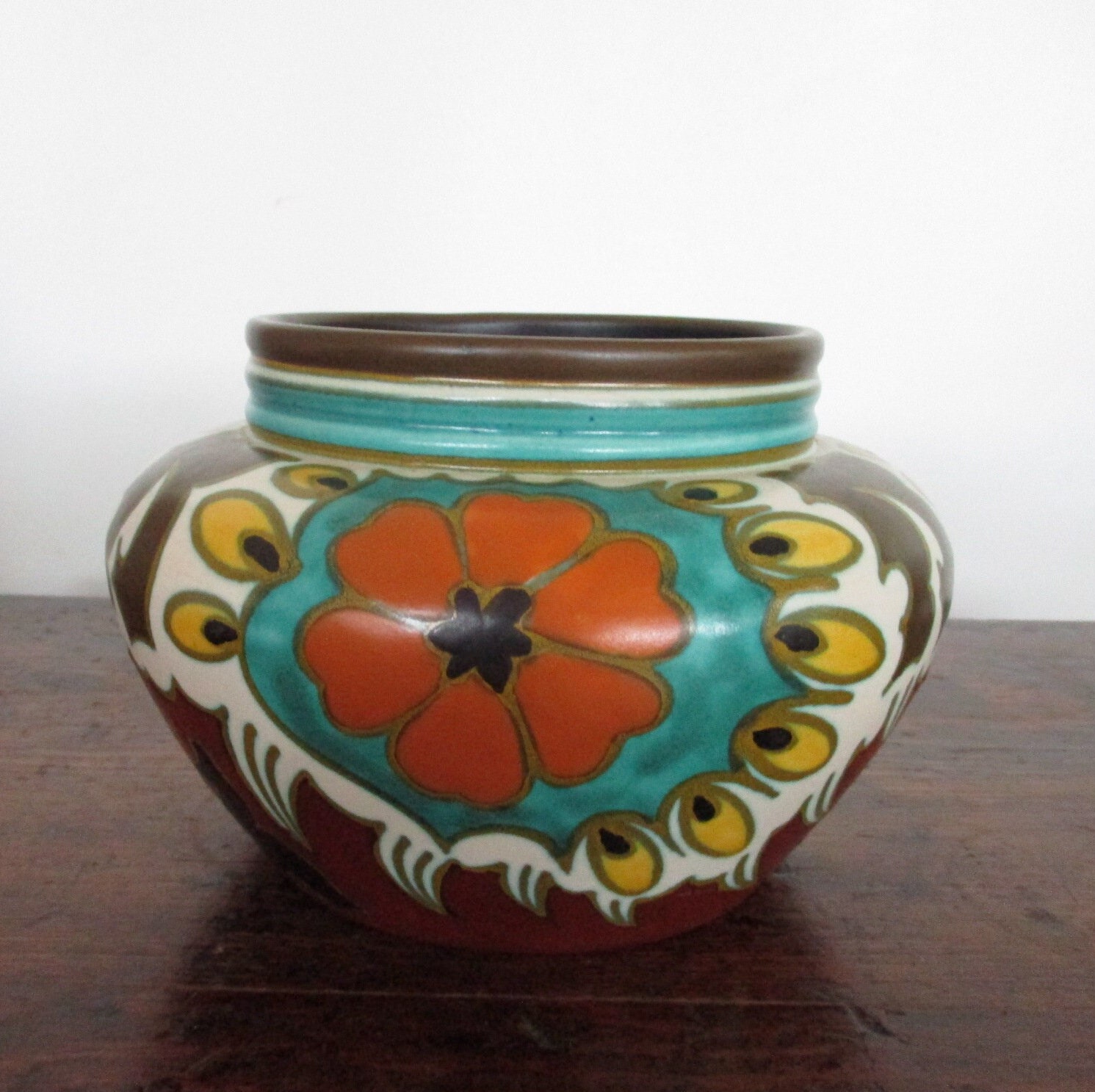 Holland. Vintage Gouda Holland Pottery Vase - Etsy