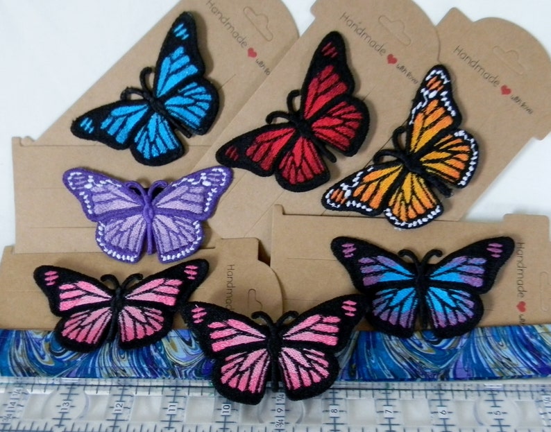 Embroidered Collar Butterflies | Etsy