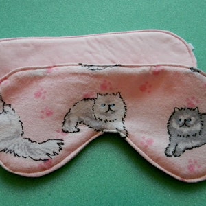 Cat Nap in Pink Adult Sleep Mask - Etsy