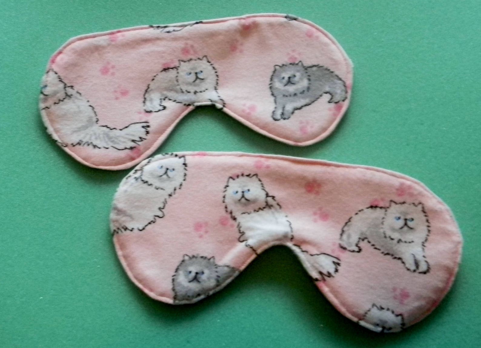 Cat Nap in Pink Adult Sleep Mask - Etsy