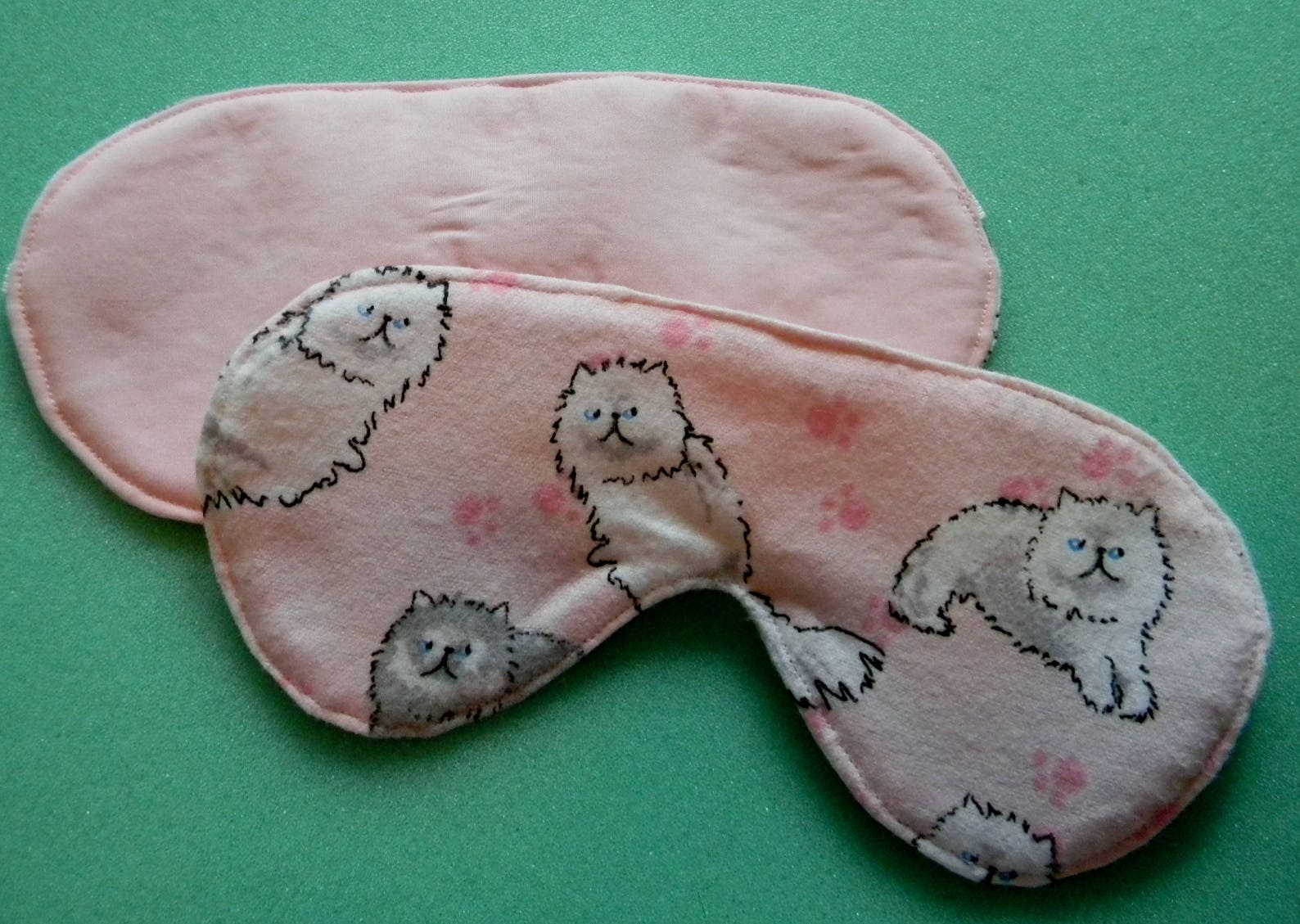 Cat Nap in Pink Adult Sleep Mask - Etsy
