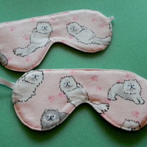 Cat Nap in Pink Adult Sleep Mask - Etsy