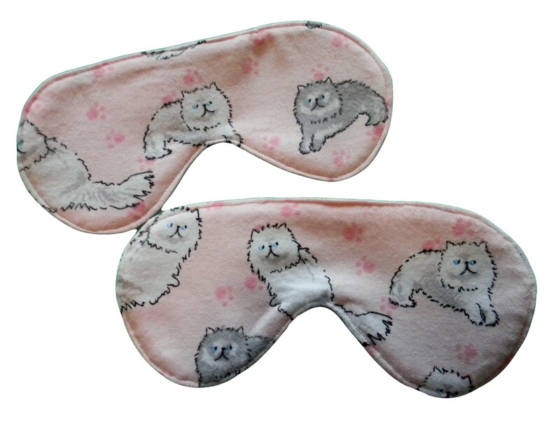 Cat Nap in Pink Adult Sleep Mask - Etsy