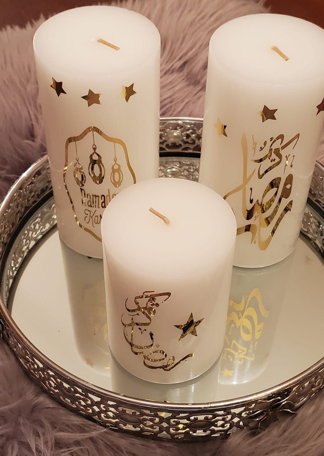 Ramadan Candles,personalized Arabic Candles, Ramadan Gift - Etsy