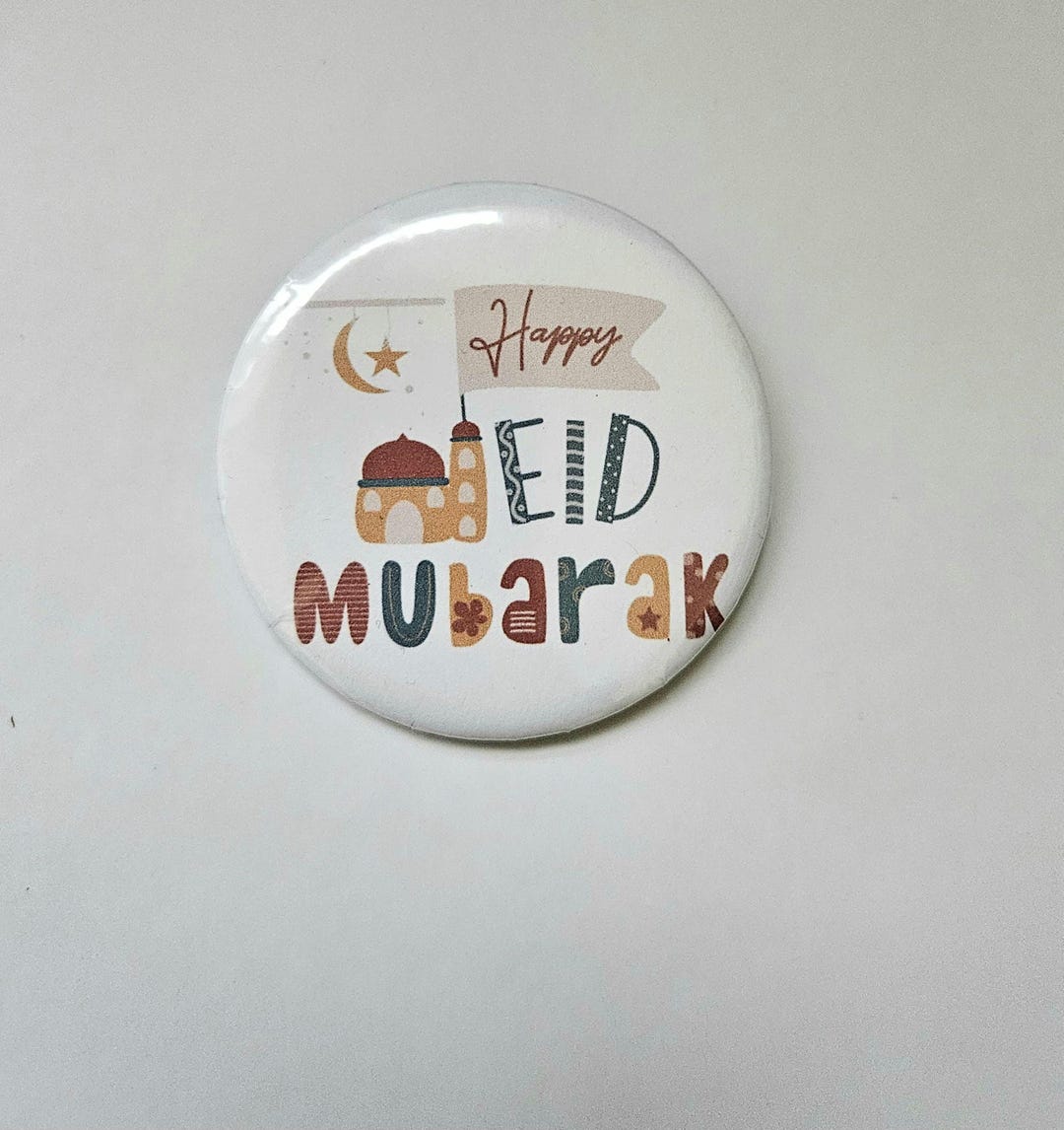 Eid Button Pin,eid Party Favor, Eid Gift, Badge /pin Reward and ...