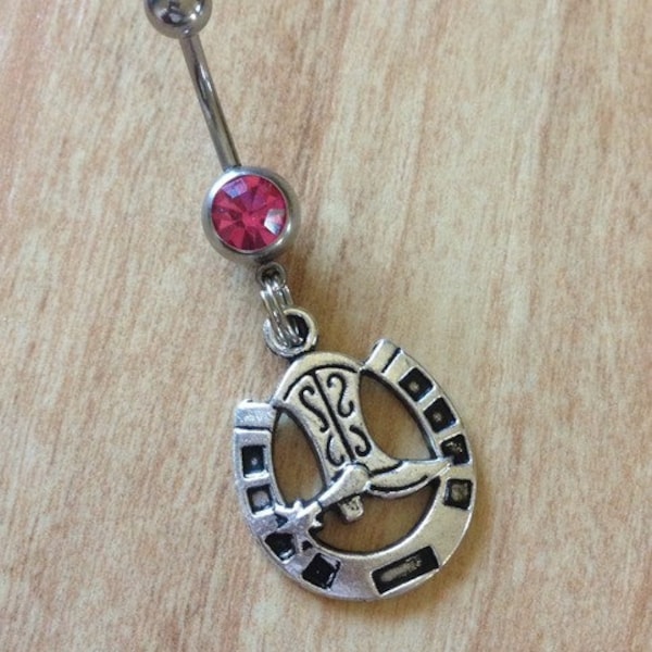 Country Belly Ring - Etsy