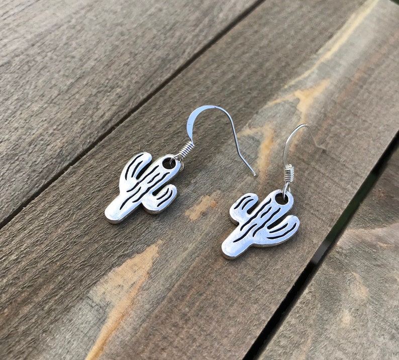 Cactus Earrings Cacti Earring Saguaro Cactus Western Earrings - Etsy