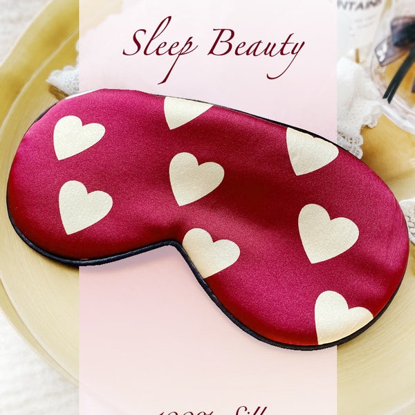 Heart Sleep Mask - Etsy
