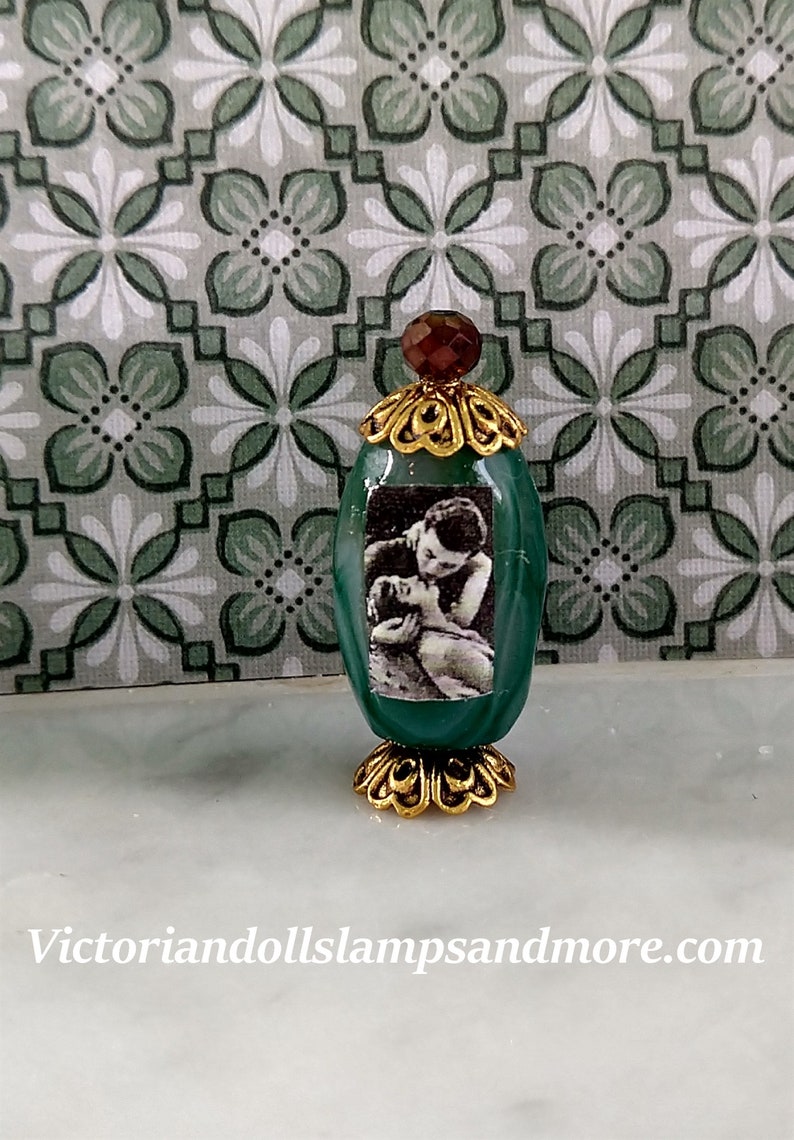Miniature Perfume Like Bottle With Perfume Label for Your Doll House - Etsy
