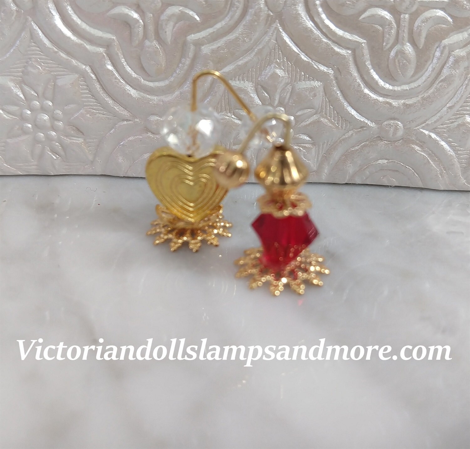 Miniature Tiny Perfume Like Bottles Glass With Gold Like Both Under 1 ...