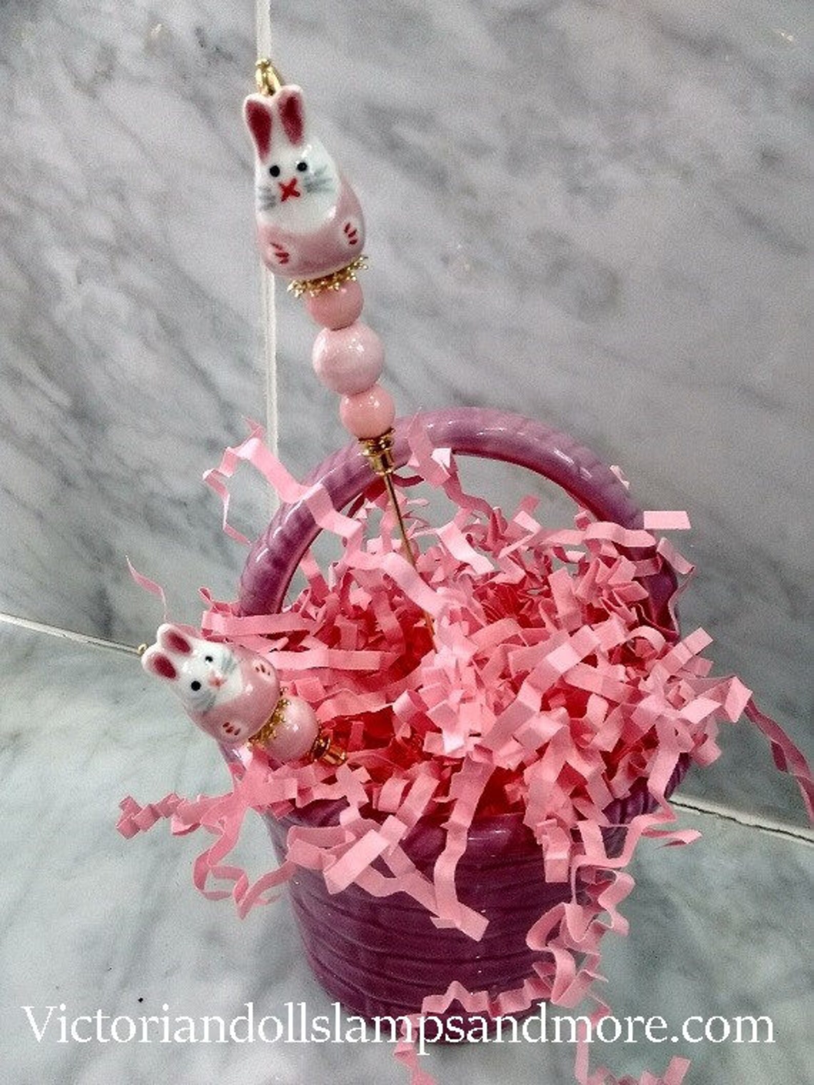 Hat Pin for Spring Pink Bunny 3 Inches Lapel Pinwith Gold Like - Etsy