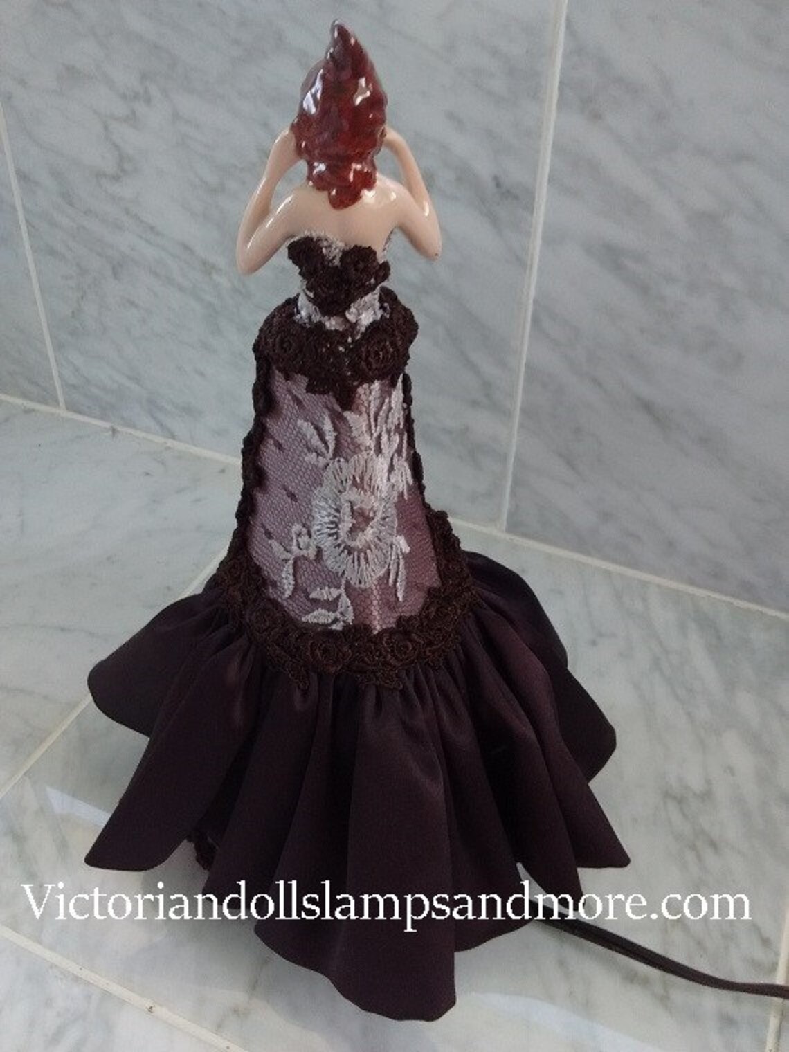 Doll Lamp Porcelain New With Plug in Cord | Etsy