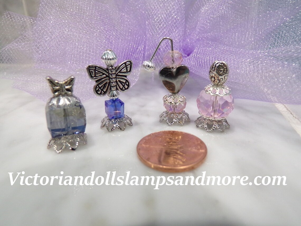 Miniature NEW Tiny Perfume Like Glass Bead Bottles for Your - Etsy