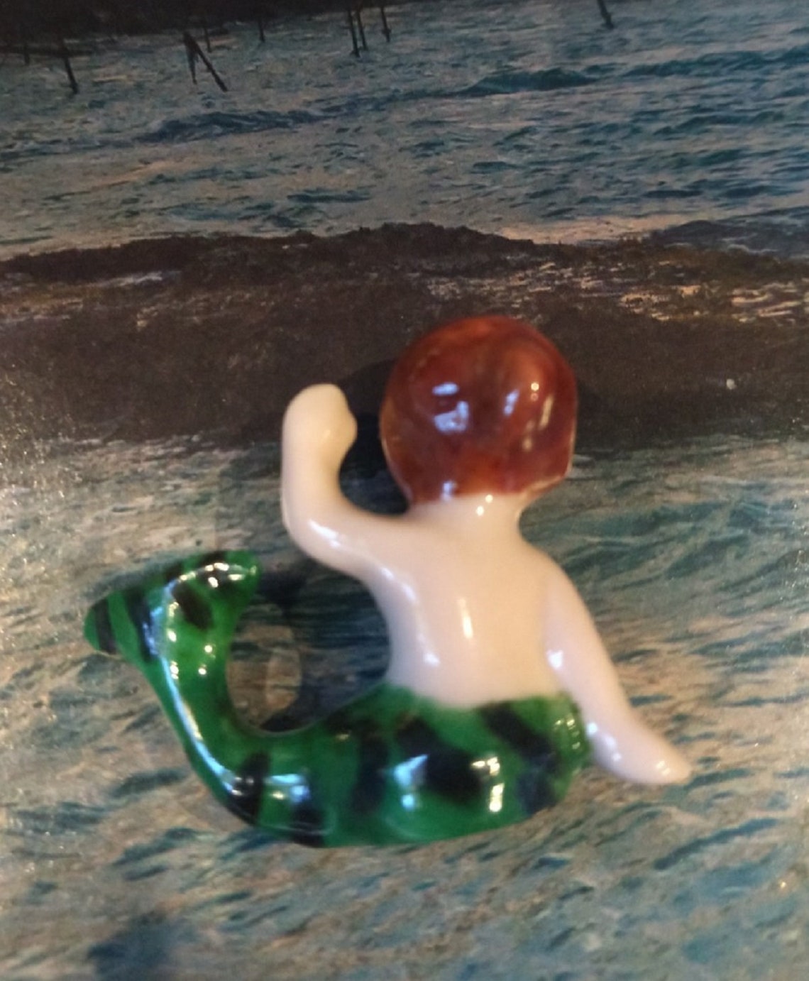 Miniature Mermaid Figure Porcelain - Etsy