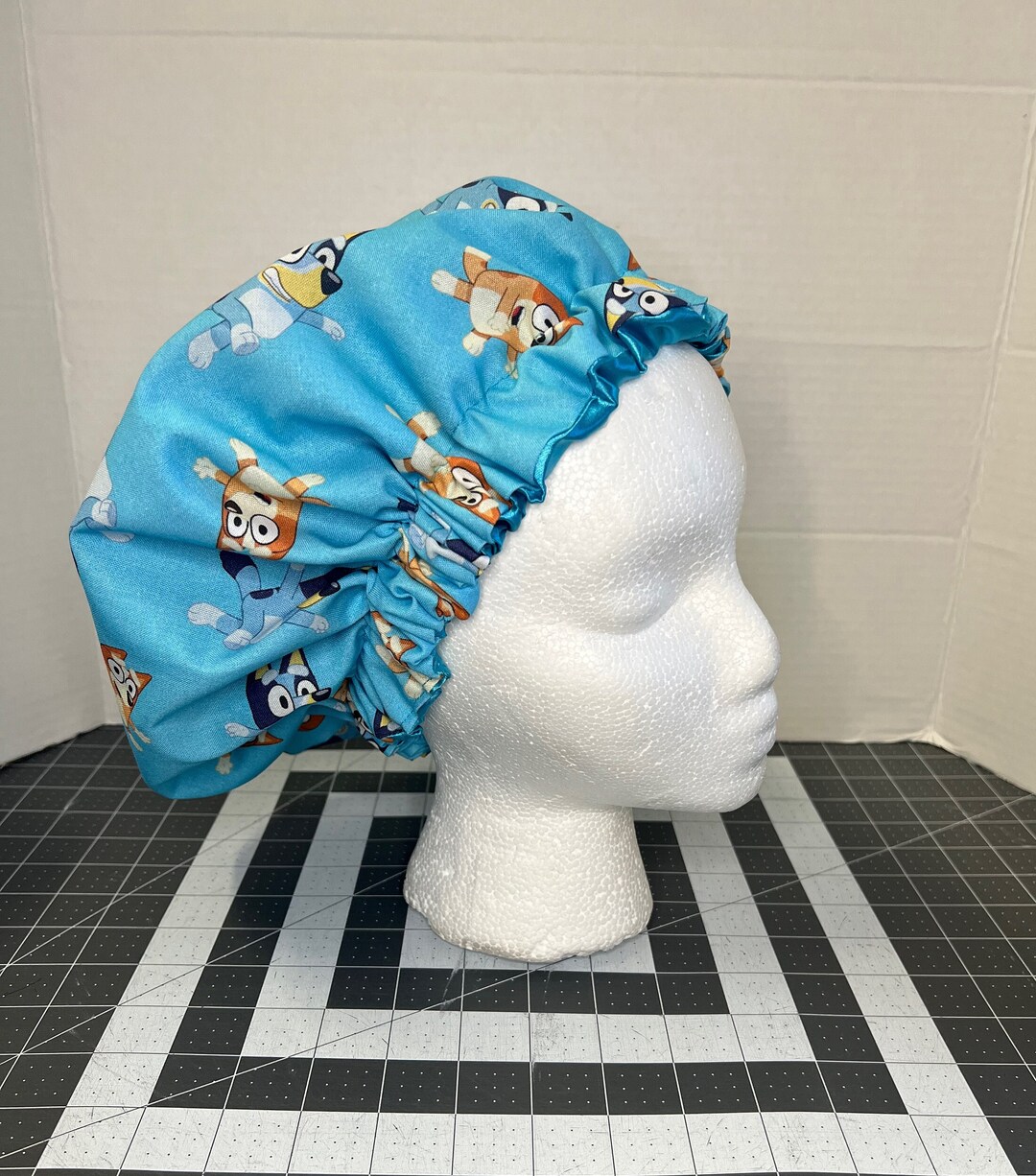 Bluey and Bingo Satin Lined Bonnet - Etsy