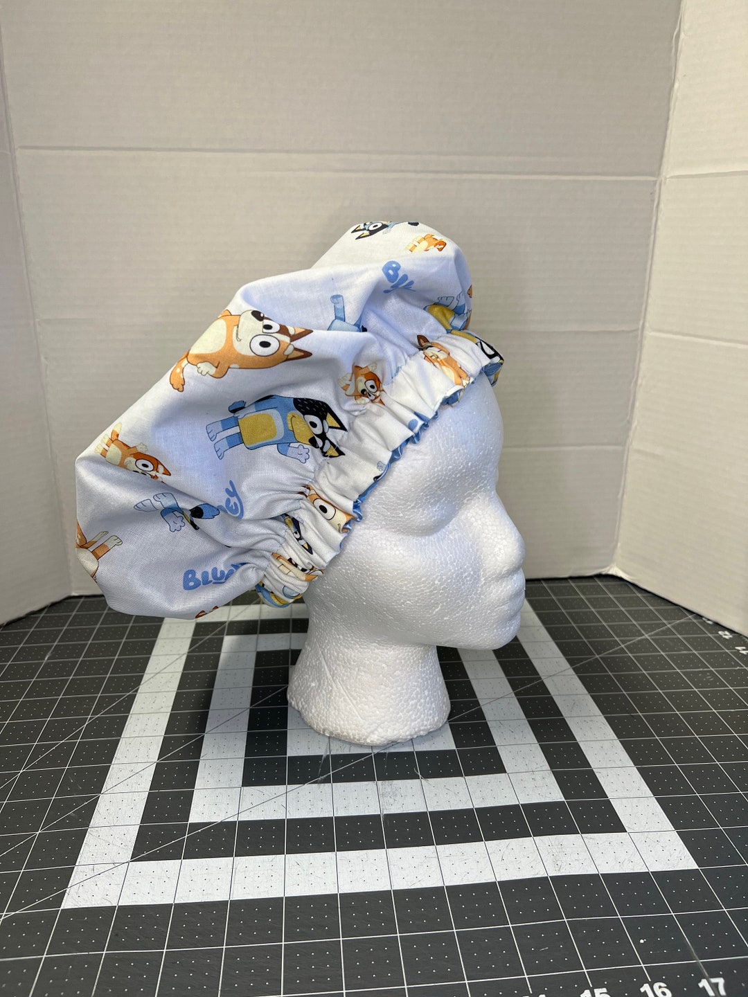 Bluey and Bingo Satin Lined Bonnet (white) - Etsy