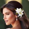 Autumn Flower Comb Strawflower Hair Piece Dried Flower Hair Accessory ...