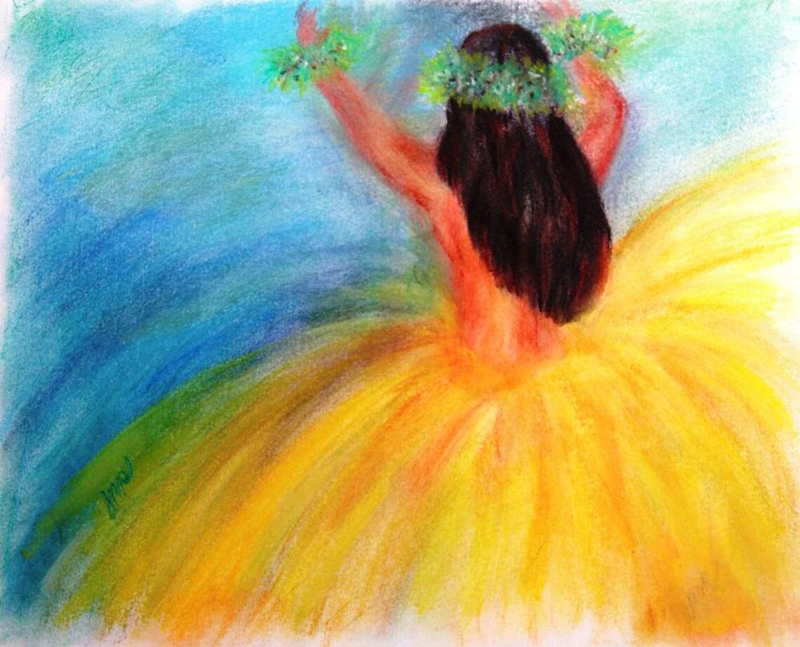 TROPICAL ART PRINT Hawaiian Tahitian Art Limited Edition | Etsy