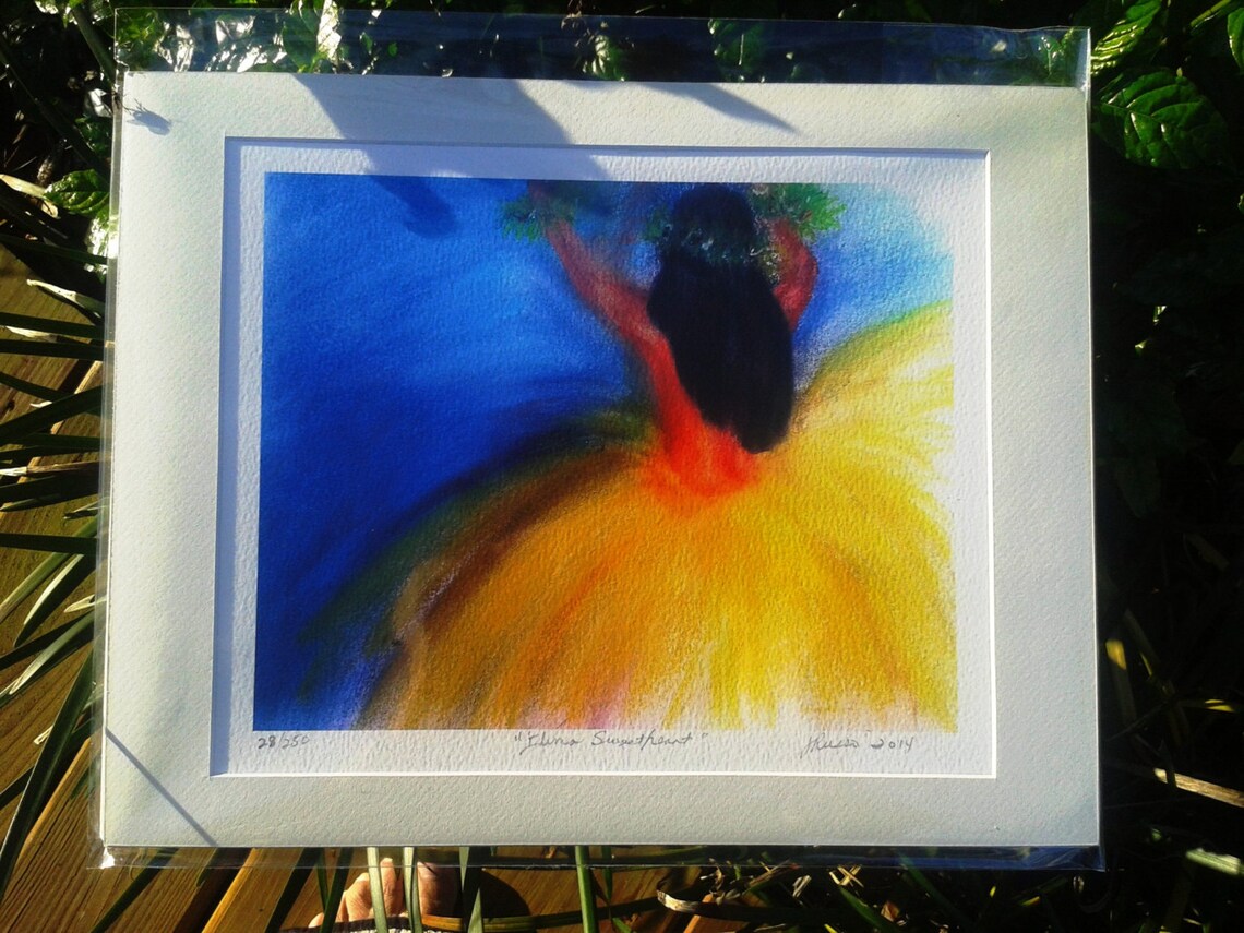 TROPICAL ART PRINT Hawaiian Tahitian Art Limited Edition | Etsy