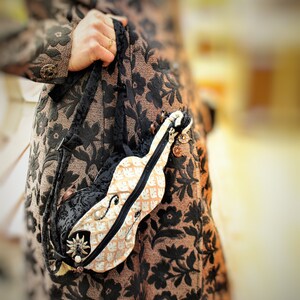 Amati Violin Purse, Handmade Gift for Violin Player or Teacher, Unique ...