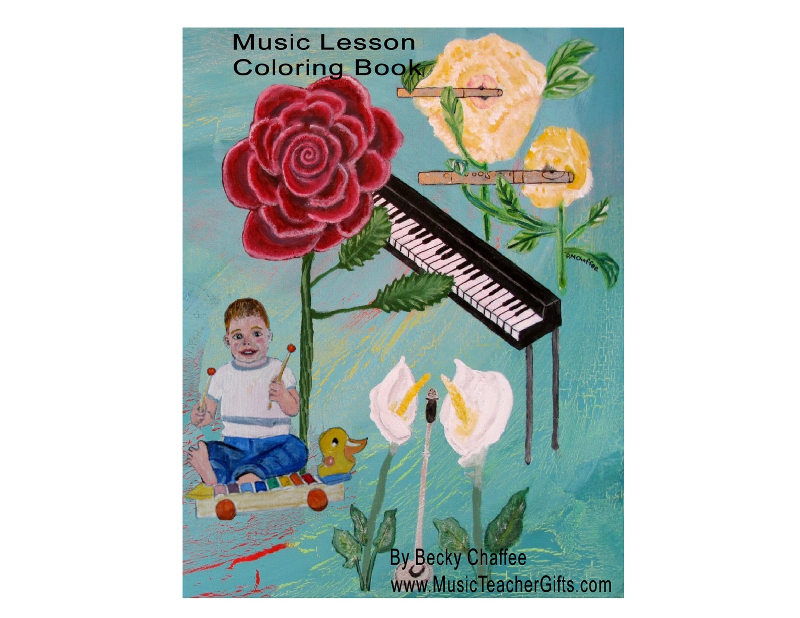 Music Coloring Book, Music Lessons, Violin, Cello, Piano, Flute ...
