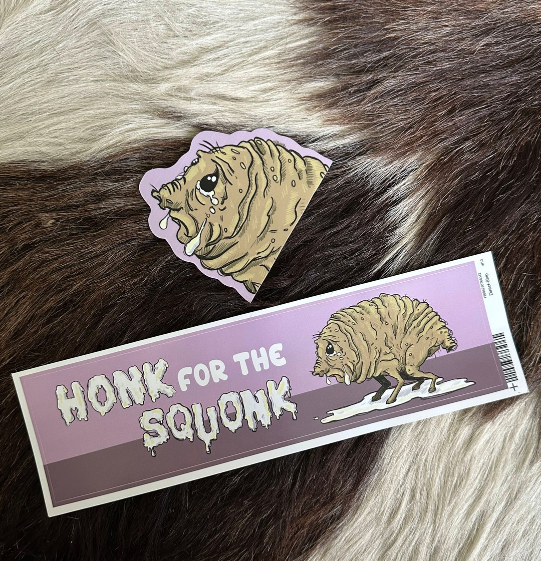 Squonk Tears Bumper Sticker 2 Pack: Honk for the Squonk and Peeping ...