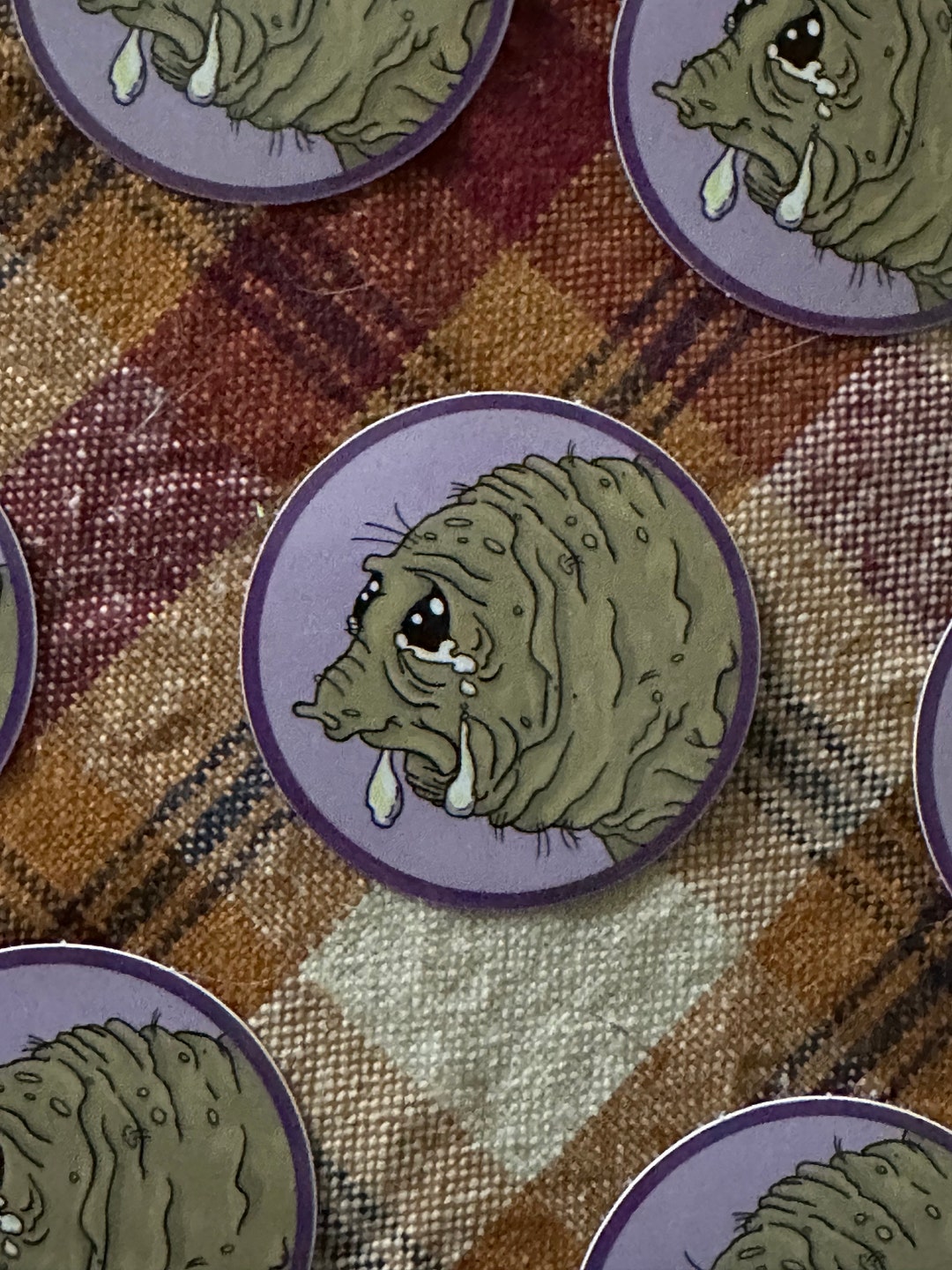 Crying Squonk Circular Sticker - Etsy