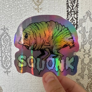 Squonk Crying His Own Name Sticker - Holographic! - Etsy