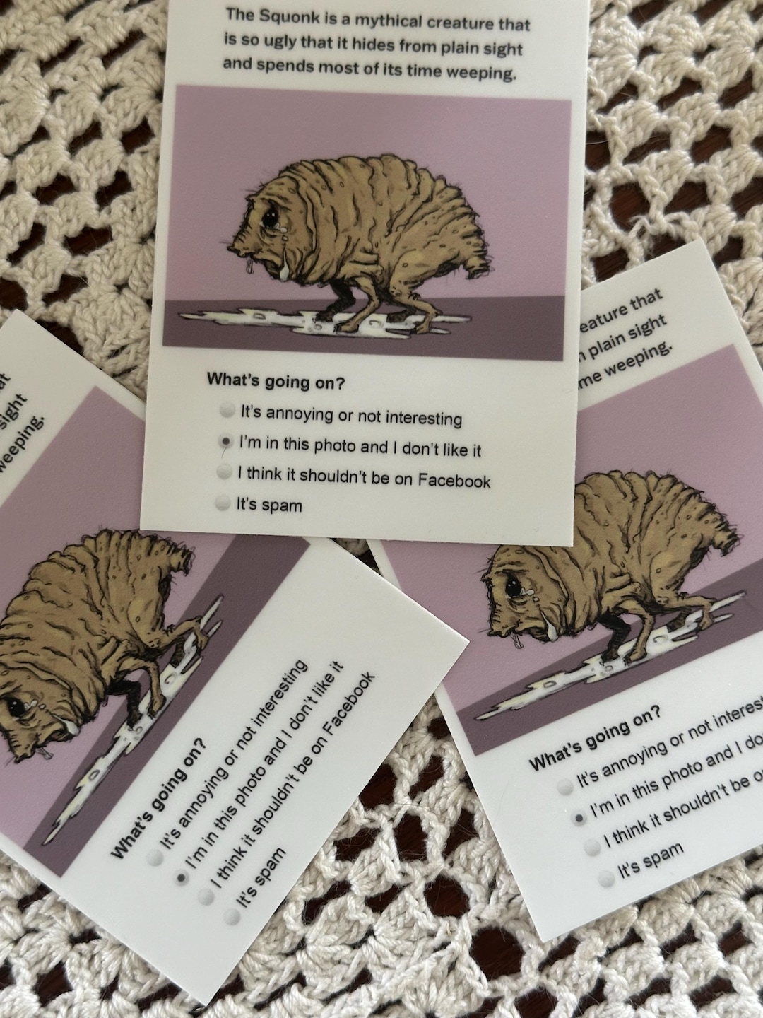 Squonk Meme Sticker “i’m in This Photo and I Don’t Like It” - Etsy