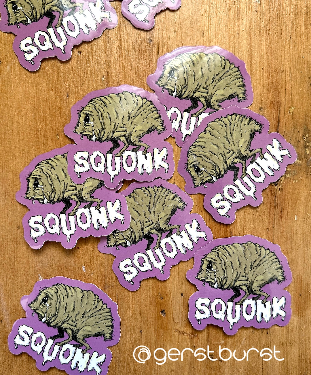 Squonk Crying His Own Name Sticker - Etsy