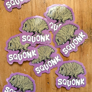 Squonk Crying His Own Name Sticker - Etsy