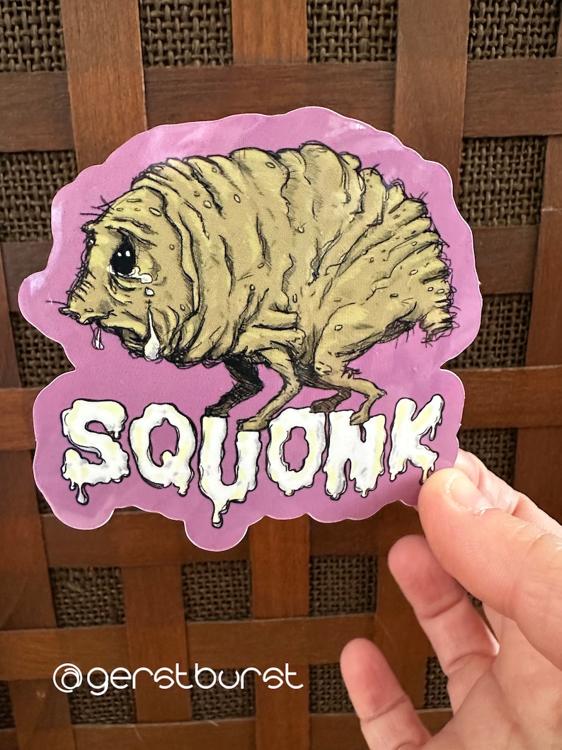 Squonk Crying His Own Name Sticker - Etsy