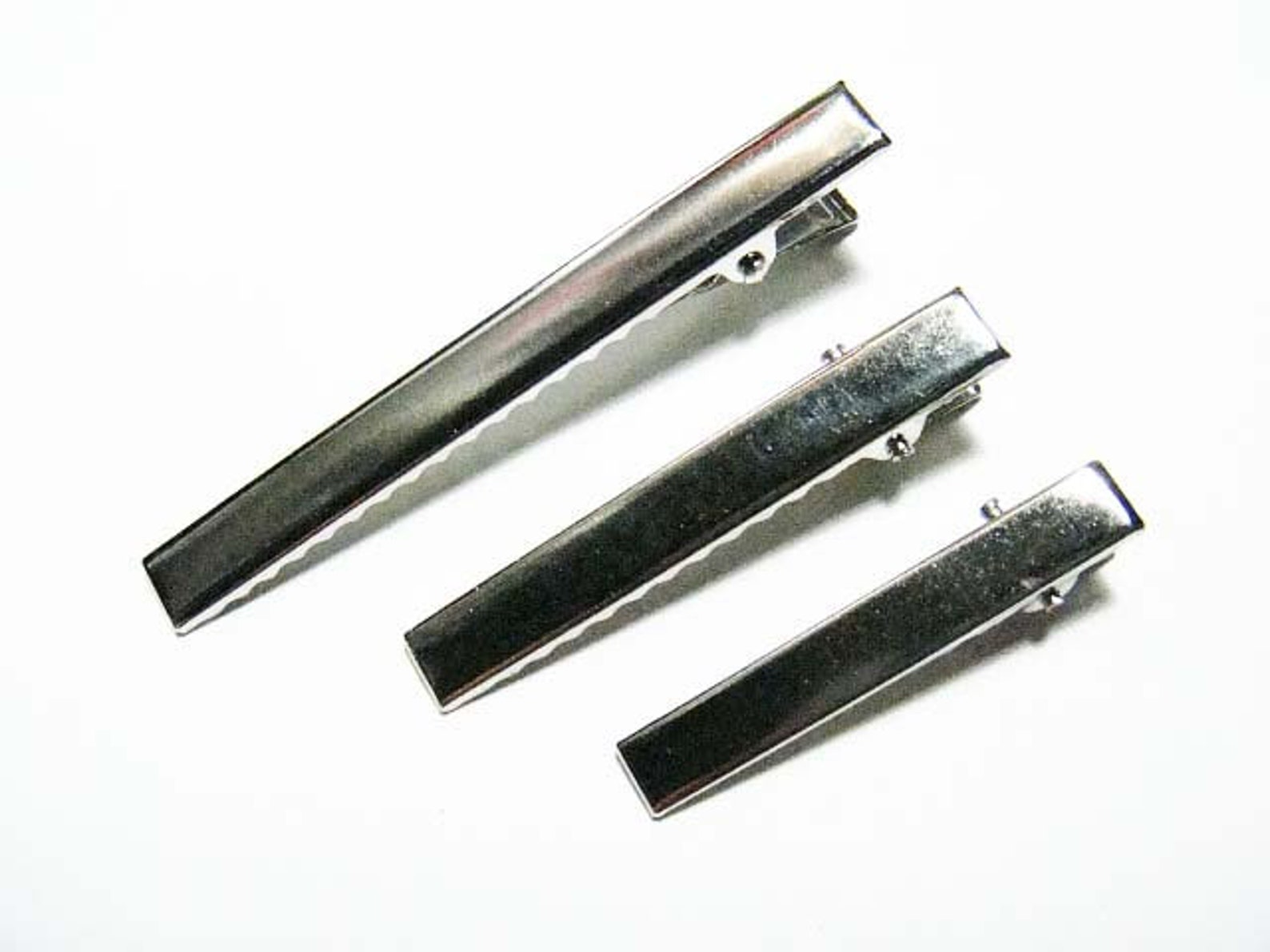 3 Inch Large Flat Alligator Clip Hair Supplies Blanks Clips Pick Your ...