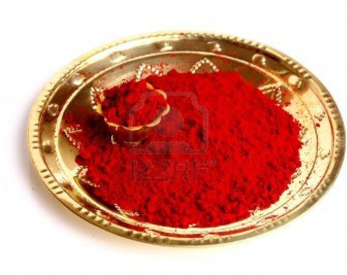 Pure Kumkum Sindoor Powder Made From Organic Turmeric - Etsy
