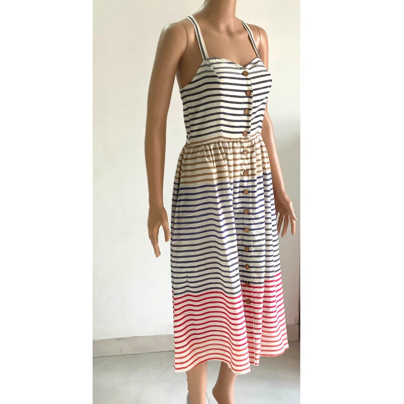Stripe Sun Dress - Etsy