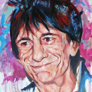 George Harrison, Beatles, Portrait, Fine Art Print,rock N Roll, Pop ...
