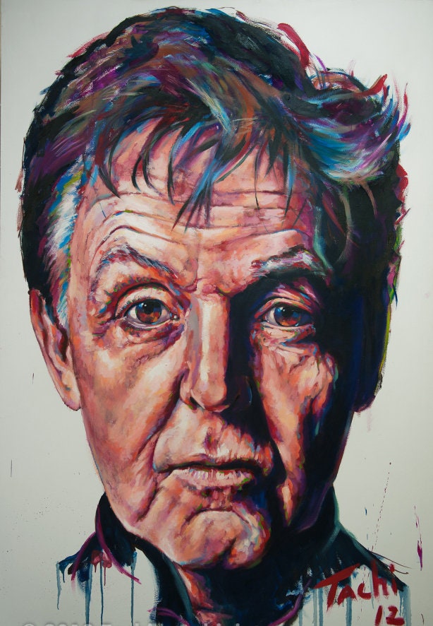 Paul Mccartney, Beatles, Portrait, Fine Art Print, Pop Music, Rock N ...