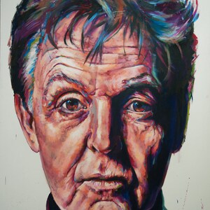 George Harrison, Beatles, Portrait, Fine Art Print,rock N Roll, Pop ...