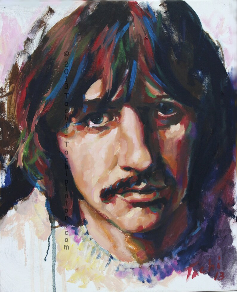 Ringo Starr, Beatles, Portrait, Fine Art Print,pop,rock N Roll - Etsy