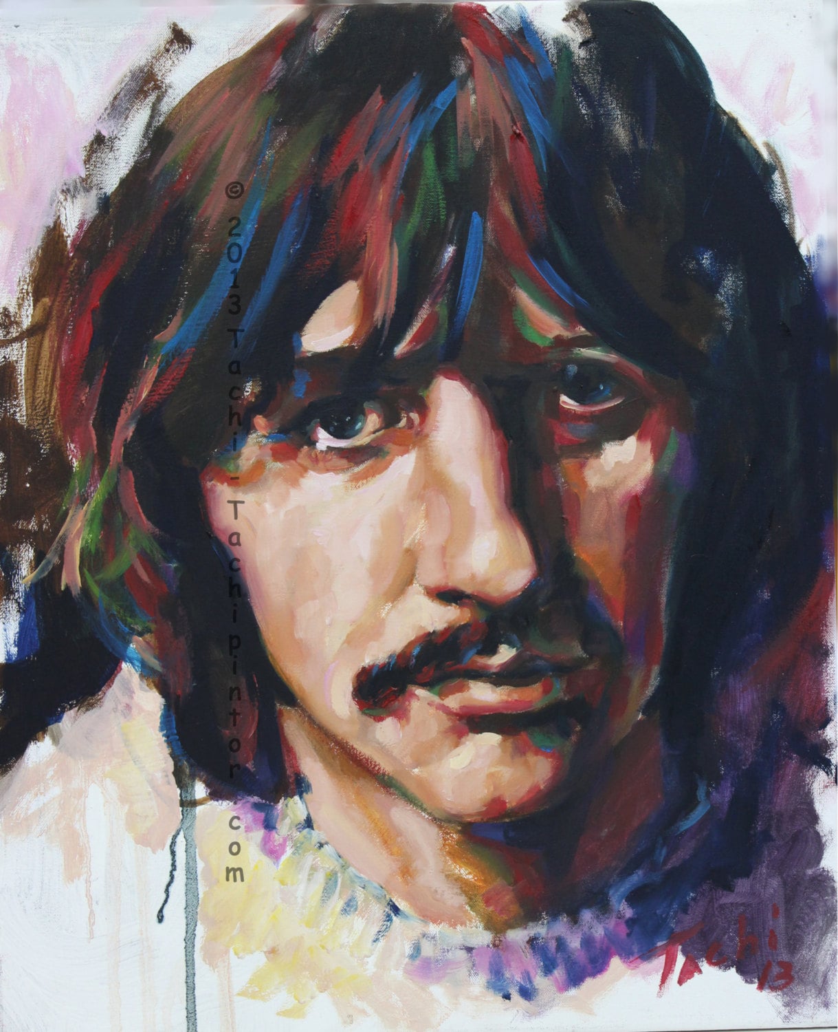 Ringo Starr Beatles Portrait Fine Art Print - Etsy