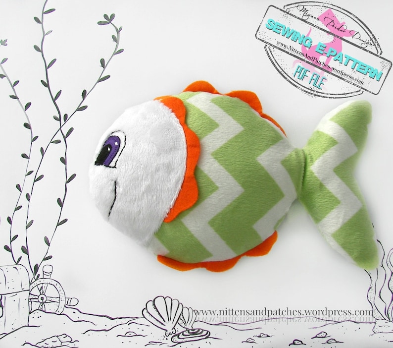 Fish Sewing Pattern - Etsy