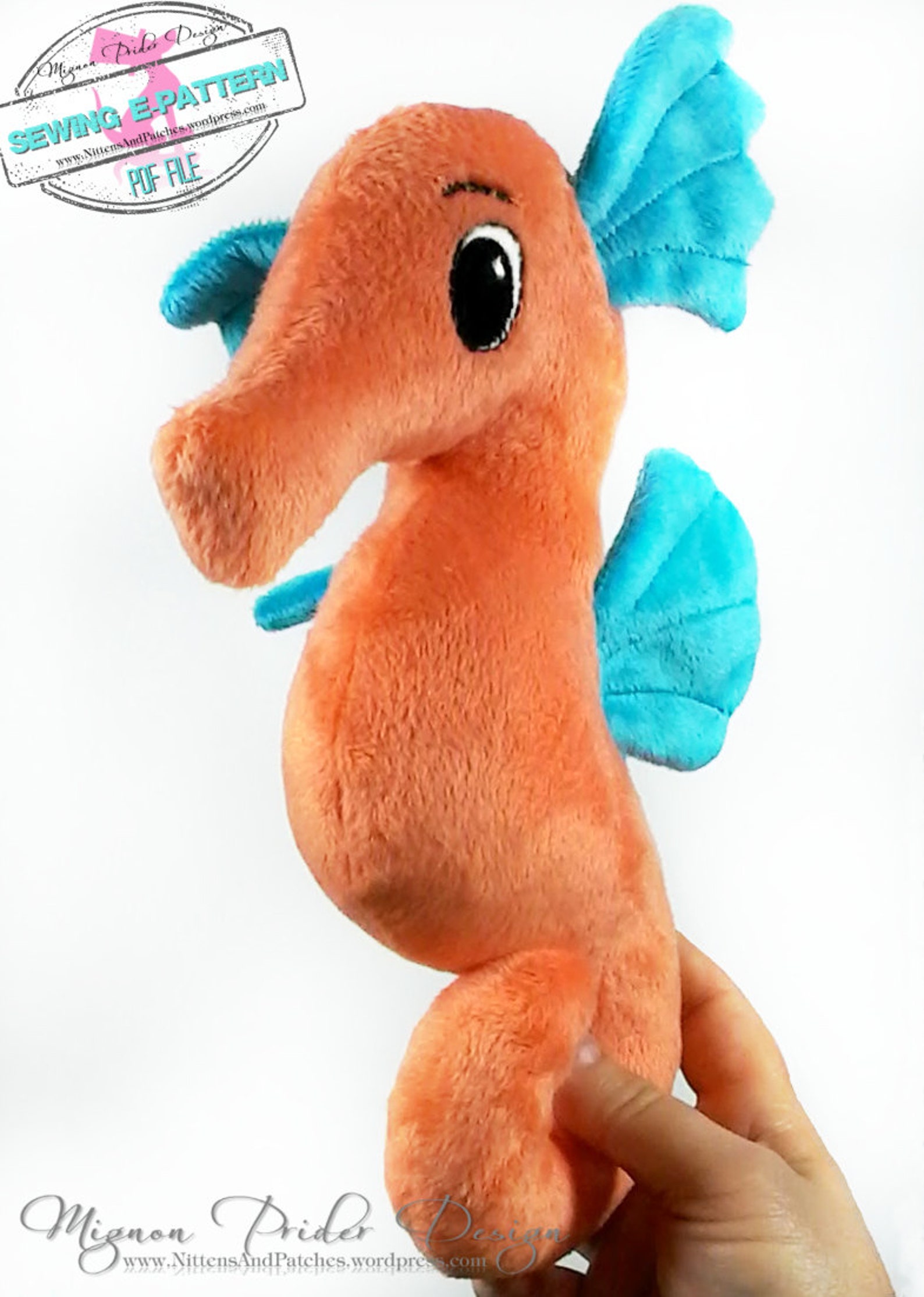 Seahorse Sewing Pattern - Etsy Australia