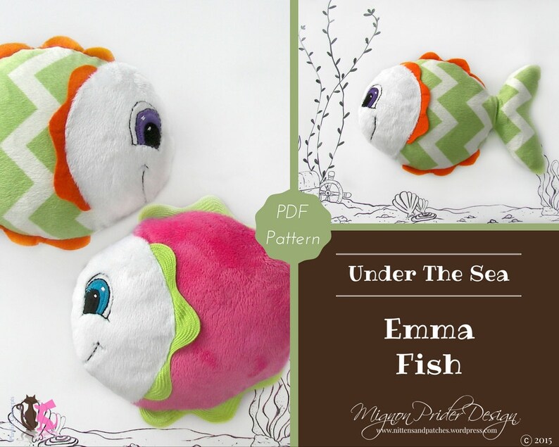 Fish Sewing Pattern - Etsy