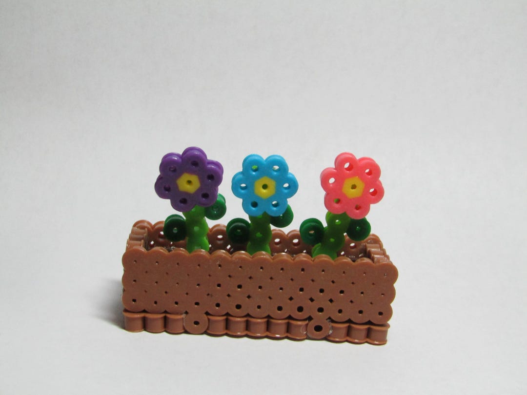 3D Fuse Bead Flower Box - Etsy