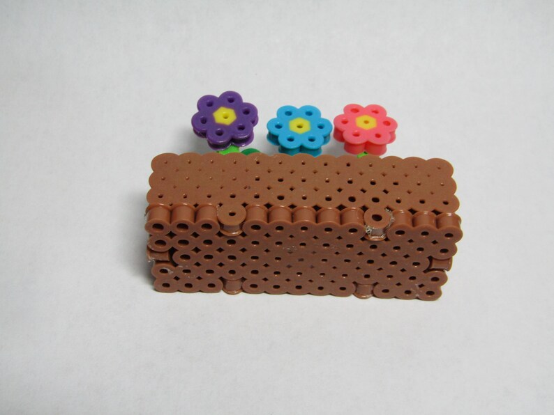3D Fuse Bead Flower Box - Etsy