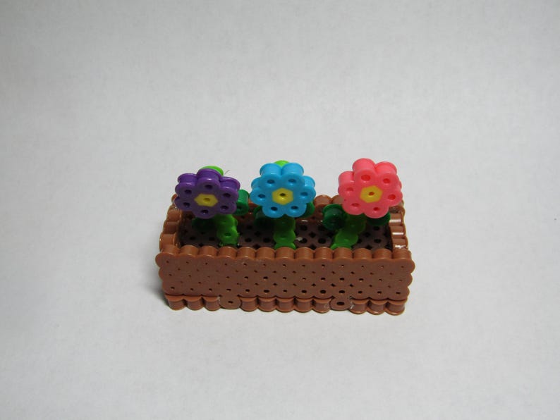 3D Fuse Bead Flower Box - Etsy