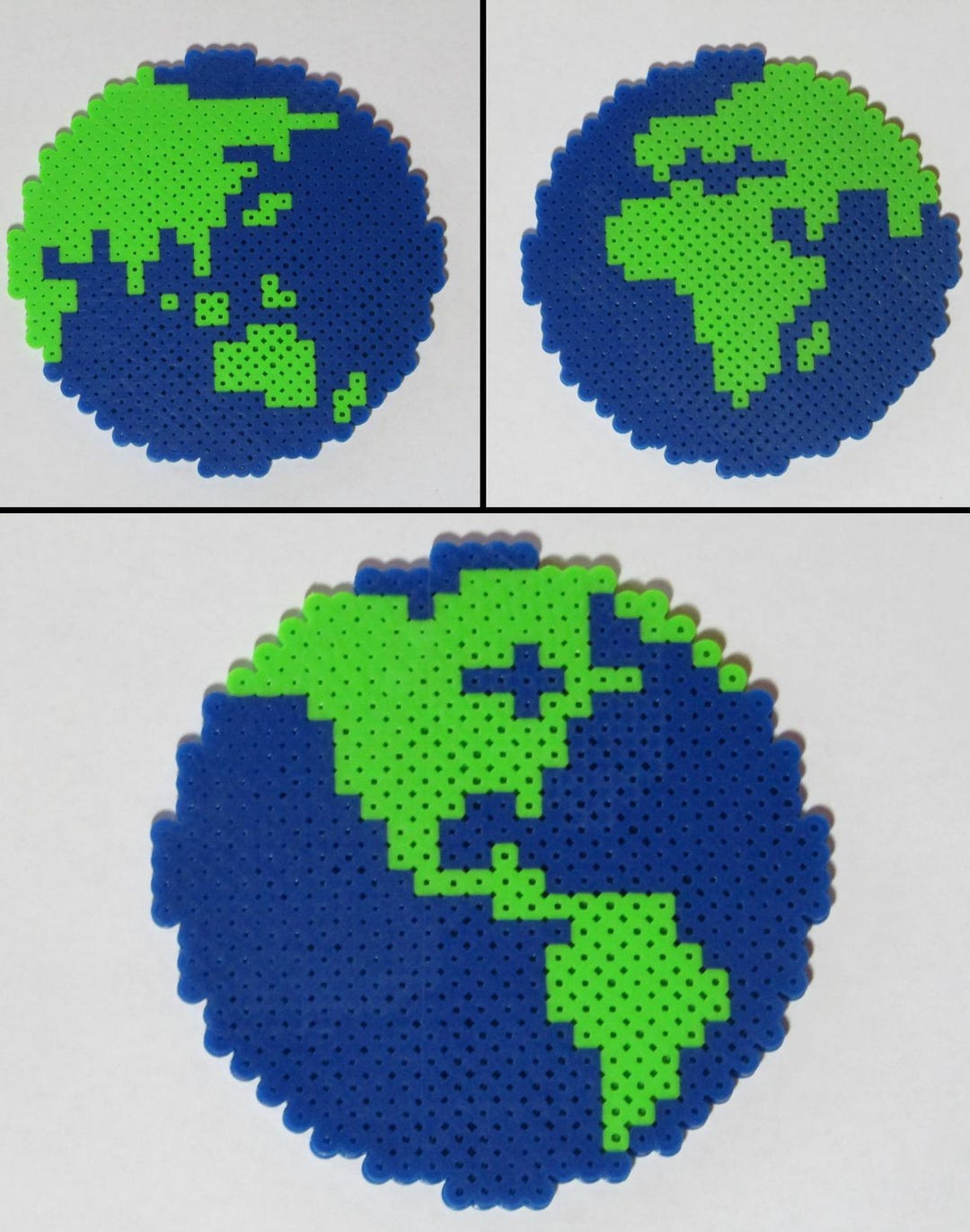 Fused Bead World Earth - Etsy