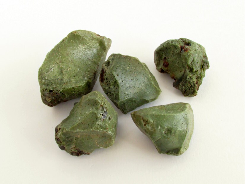Olive Green Slag. Slag glass metallurgy byproduct. | Etsy